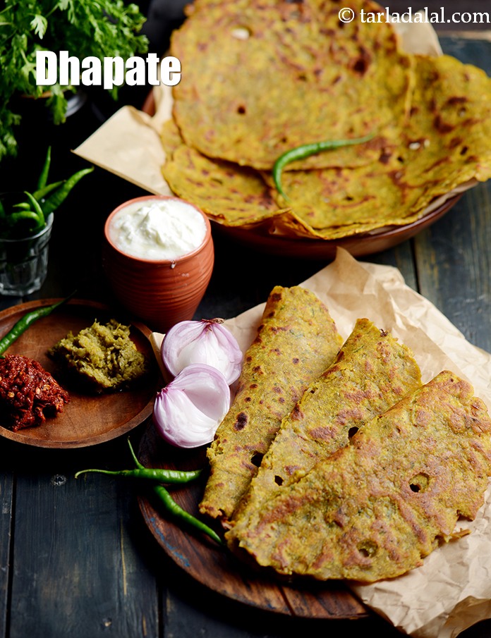 dhapate recipe | Maharashtrian thalipeeth | Indian dahi dhapate ...