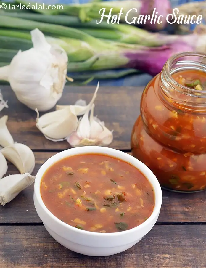 hot garlic sauce | Chinese style hot garlic sauce | Indian style hot ...