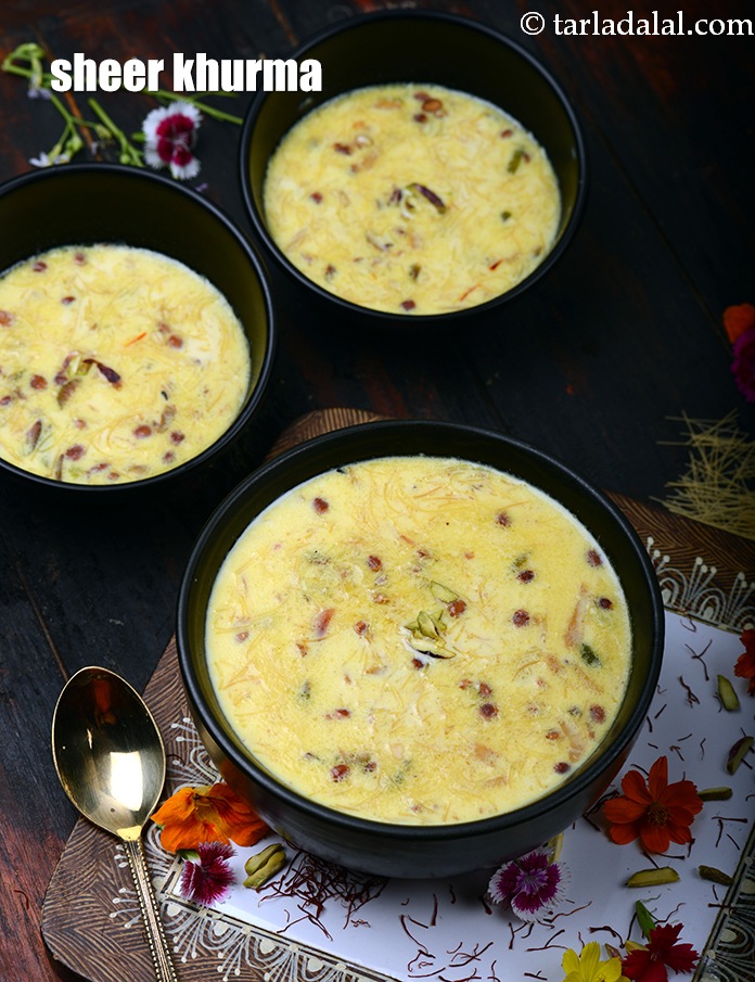 sheer khurma recipe | Hyderabadi sheer khurma | Eid special sheer ...
